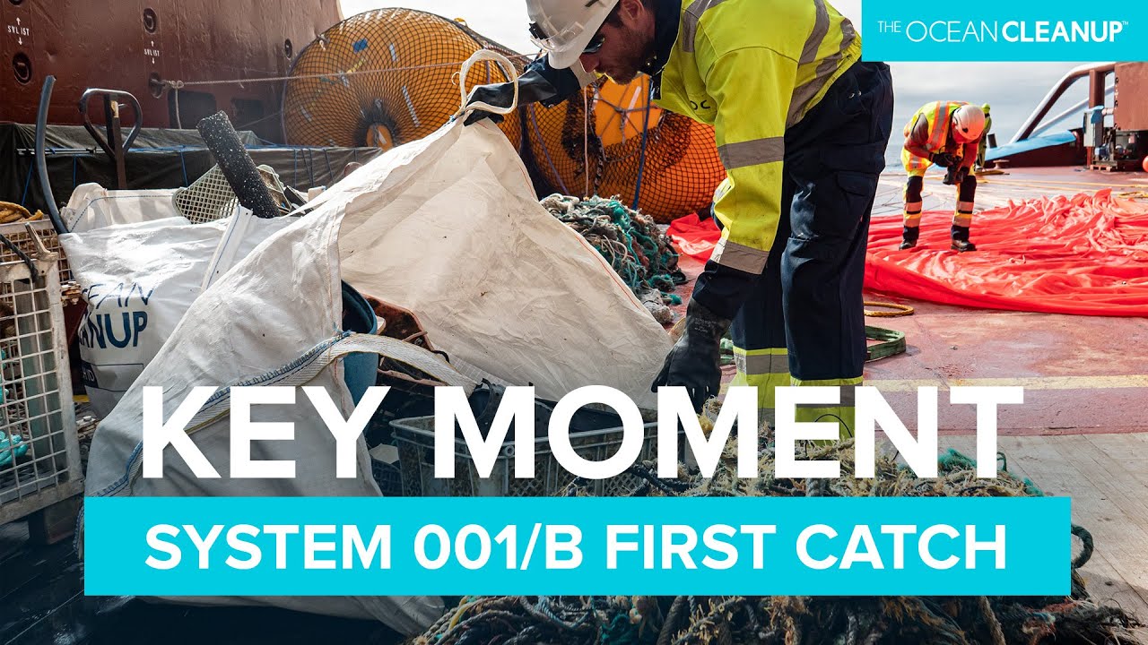 System 001/B - Catching the First Plastic • Milestone • The Ocean Cleanup