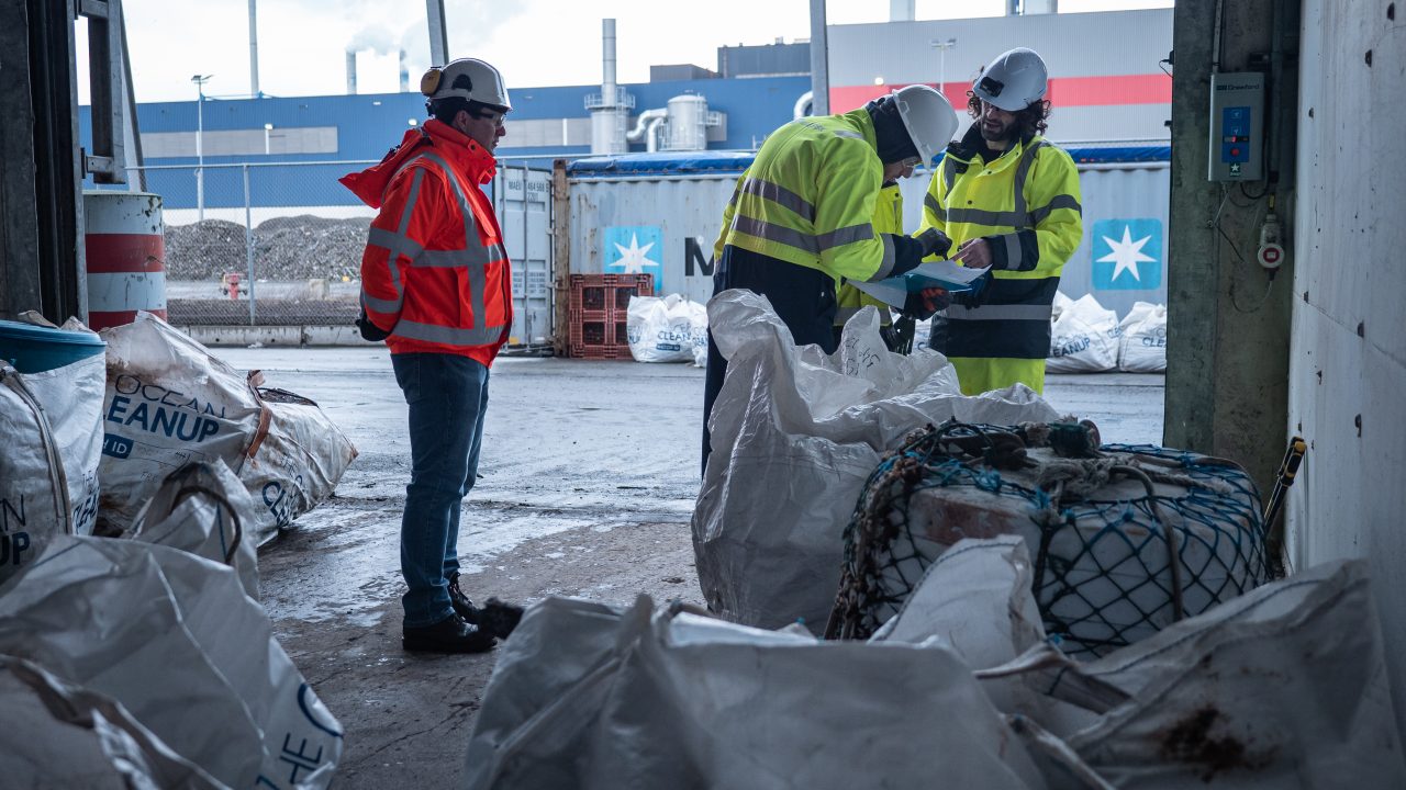 Recycling the ocean plastic | Media Gallery | The Ocean Cleanup