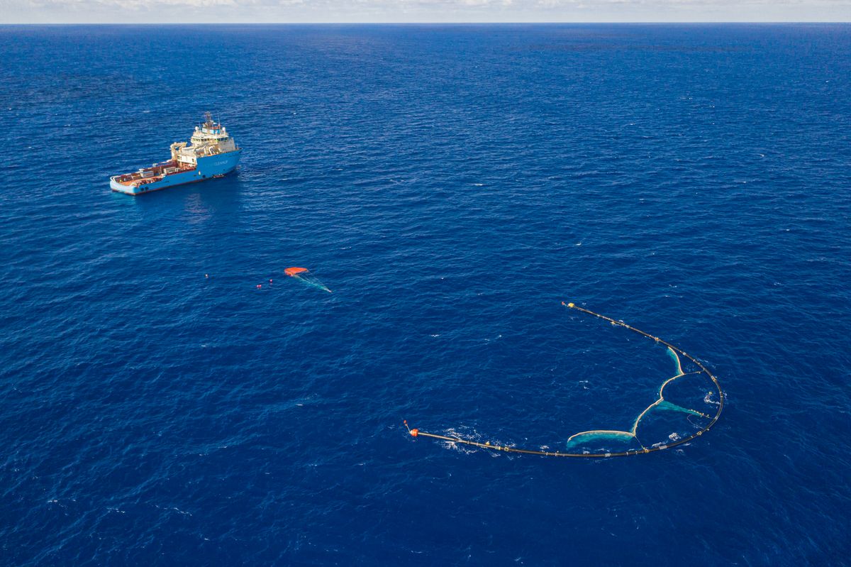 System 001/B - Catching the First Plastic • Milestone • The Ocean Cleanup